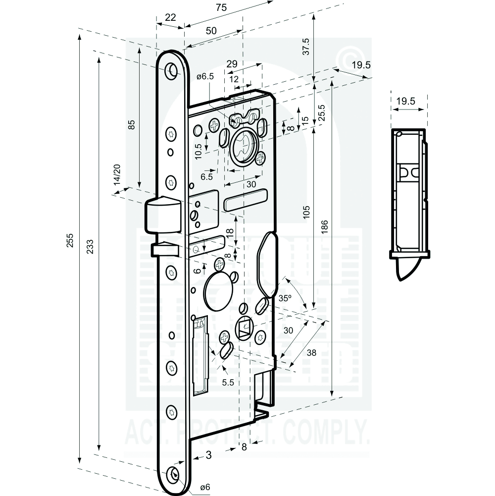 AB-LOCKS.COM: Motor Locks Standard Style